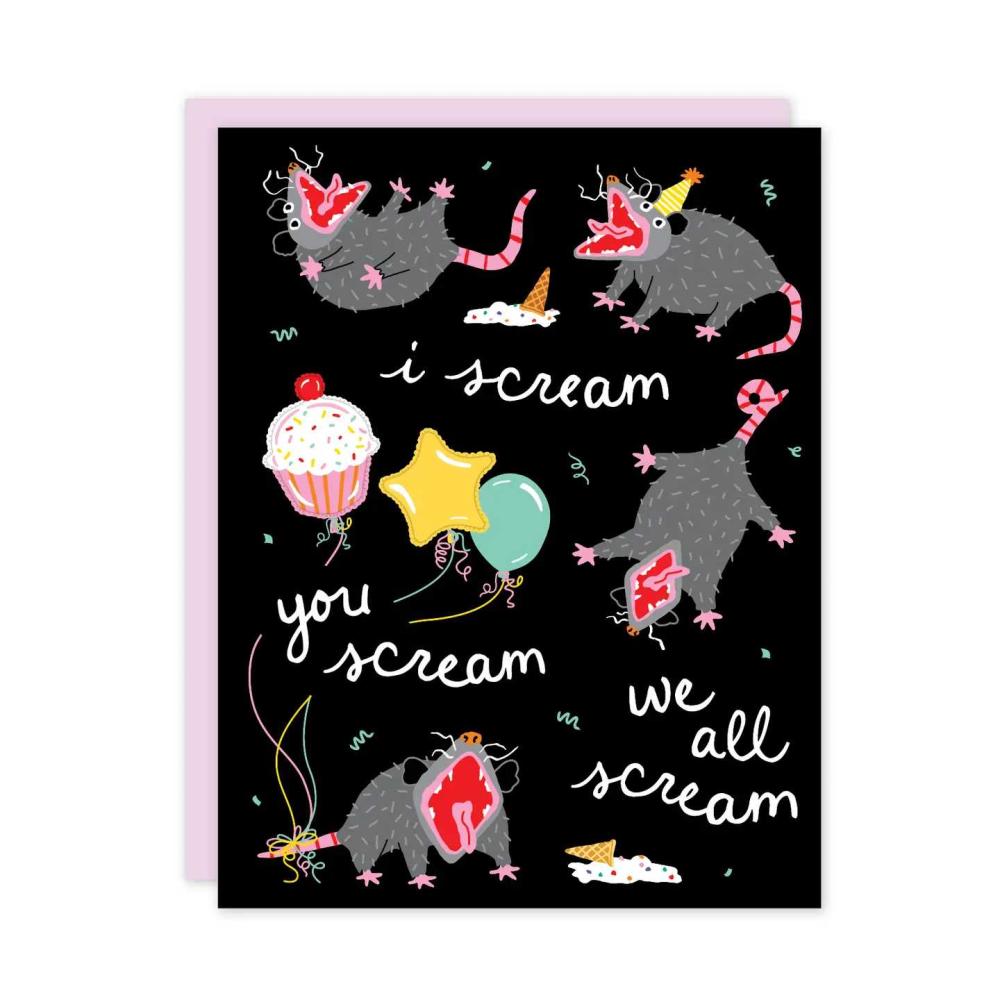 We All Scream Birthday Card – Dreamers & Make-Believers